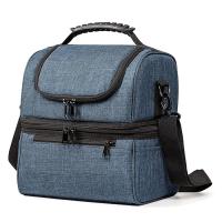 China 12L Insulated Cooler Lunch Bag 14 Cans Oxford Fabric Leakproof Tote for Office Picnic for sale