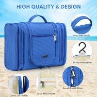 China Extra Large Hanging Toiletry Bag 420D Nylon Oxford Heavy Duty Travel Cosmetic Organizer for Men Women for sale