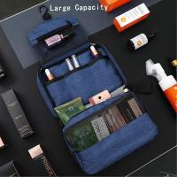 China Custom Oxford Waterproof Hanging Toiletry Bag for Men 500pcs MOQ for sale