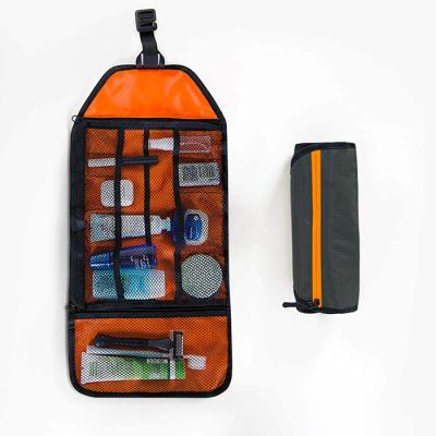 China ODM Portable Hanging Travel Toiletry Bag 0.34 lbs with Multiple Elastic Pockets Custom Size for sale