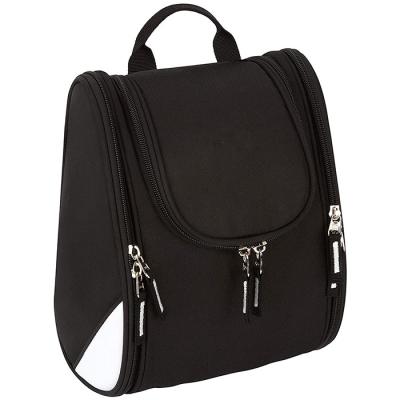 China 17 Compartment Travel Hanging Toiletry Bag Oxford Water Resistant 500 Piece MOQ for sale