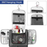 China Portable Hanging Toiletry Makeup Bag Oxford Waterproof Shower Travel Organizer 500PCS MOQ for sale