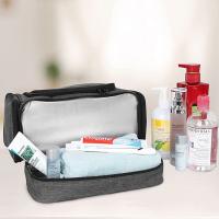 China Portable Hanging Toiletry Makeup Bag Oxford Waterproof Shower Travel Organizer 500PCS MOQ for sale
