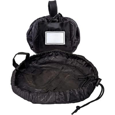 China Protable Travel Cosmetic Bag For Women Quick-Pull Drawstring Accessories Organizer for sale
