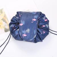 China Quick Pull Travel Cosmetic Makeup Bags Protable Waterproof Drawstring Toiletry Bag for sale