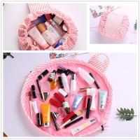 China Quick Pull Travel Cosmetic Makeup Bags Protable Waterproof Drawstring Toiletry Bag for sale