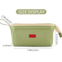 China Canvas Large Capacity Zipper Pencil Case School Pouch for Teen Girl Boy 500pcs MOQ for sale