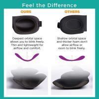 China Cute Satin Eye Cover For Sleeping Multicolor Printing AZO Free for sale