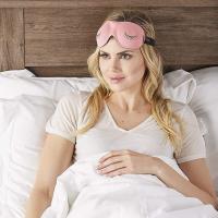 China Cute Satin Eye Cover For Sleeping Multicolor Printing AZO Free for sale