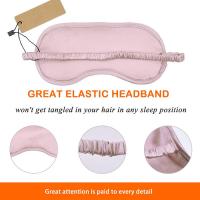 China Silk Satin Eye Cover Elastic Soft Night Eye Shades ODM Customized for sale