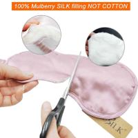 China Silk Satin Eye Cover Elastic Soft Night Eye Shades ODM Customized for sale