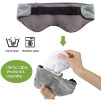 China Customizable Weighted Eye Mask with Adjustable Strap 500 Pcs MOQ Soft Breathable Cotton Eye Cover for sale