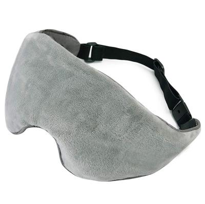 China Customizable Weighted Eye Mask with Adjustable Strap 500 Pcs MOQ Soft Breathable Cotton Eye Cover for sale