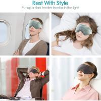 China Customizable Weighted Eye Mask with Adjustable Strap 500 Pcs MOQ Soft Breathable Cotton Eye Cover for sale