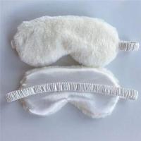 China Custom Soft Plush Sleep Mask with Adjustable Strap 10.23x4.33 inch OEM for sale