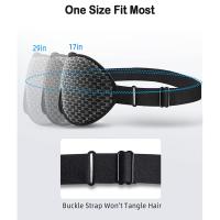 China Light Blocking Satin Eye Cover For Men Women Customized  3D Contoured Cup Sleeping Mask for sale