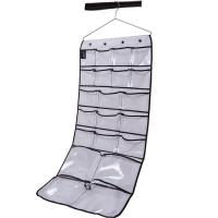 China Large Waterproof Hanging Closet Organizer 42 Pockets Dual Sided PVC Over Door Storage for sale
