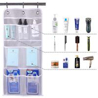 China Mesh Hanging Packing Organizer / 340oz 1000ml Shampoo Shower Organizer With Hooks for sale