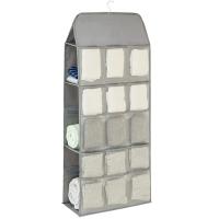 China Dual Sided Mesh Over Door Organizer 360 Rotating Metal Hanger 33.5 Inch Closet Storage for sale