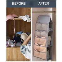 China Dual Sided Mesh Over Door Organizer 360 Rotating Metal Hanger 33.5 Inch Closet Storage for sale