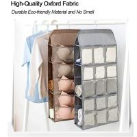 China Dual Sided Mesh Over Door Organizer 360 Rotating Metal Hanger 33.5 Inch Closet Storage for sale