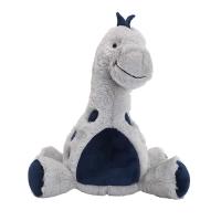 China Customizable Baby Dinosaur Stuffed Animal Toy Blue Gray PP Cotton Plush 9 Inch for sale
