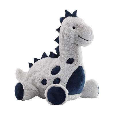 China Customizable Baby Dinosaur Stuffed Animal Toy Blue Gray PP Cotton Plush 9 Inch for sale