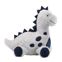 China Customizable Baby Dinosaur Stuffed Animal Toy Blue Gray PP Cotton Plush 9 Inch for sale