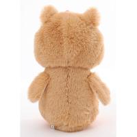 China Adorable Penguin Polyester Stuffed Animals Beige Cat Costume Plushies for sale