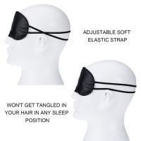 China Polyester Silk Satin Eye Cover For Sleeping Blindfold Mask Shade for sale