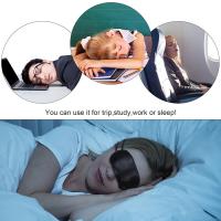 China Polyester Silk Satin Eye Cover For Sleeping Blindfold Mask Shade for sale