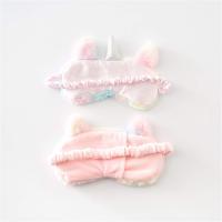 China Custom Plush Animal Sleeping Mask Blindfold Cute Rabbit Panda Eye Cover OEM for sale