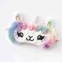 China Custom Plush Animal Sleeping Mask Blindfold Cute Rabbit Panda Eye Cover OEM for sale