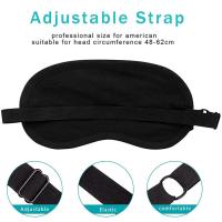 China Comfortable Satin Eye Cover Sleep Mask Soft With Adjustable Head Strap for sale