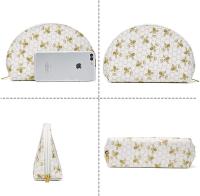 China Luxury PU Leather Small Makeup Bag Set 4 Sizes for Travel Toiletry Cosmetic Organizer for sale