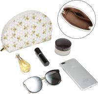 China Luxury PU Leather Small Makeup Bag Set 4 Sizes for Travel Toiletry Cosmetic Organizer for sale