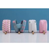 China Custom Polyester Travel Cosmetic Makeup Bag Waterproof Toiletry Organizer 500 Pcs MOQ for sale