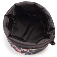 China Customizable Travel Makeup Bag Cosmetic Organizer 6L Polyester Navy Floral for sale