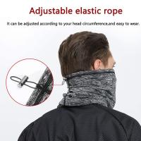 China Customizable Winter Fleece Neck Gaiter Adjustable Ski Scarf for Men Women 500pcs MOQ for sale