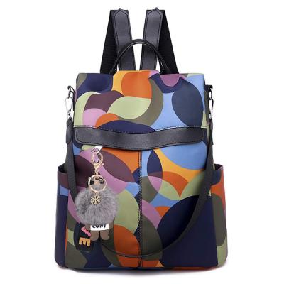 China Waterproof Anti Theft Backpack for Women Nylon Travel Daypack 30L Custom for sale