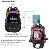 China Waterproof Anti Theft Backpack for Women Nylon Travel Daypack 30L Custom for sale
