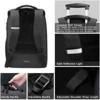 China 13.3 Inch Laptop Backpack Anti Theft TSA Lock USB Charging Lightweight Travel Bag Oxford for sale