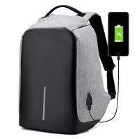 China Oxford Anti Theft Business Backpack with USB Charging Port Lightweight Laptop Backpack 18x12.2x5 inch for sale