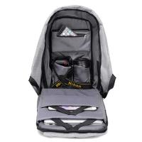 China Oxford Anti Theft Business Backpack with USB Charging Port Lightweight Laptop Backpack 18x12.2x5 inch for sale
