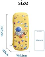 China Custom EVA 3D Cartoon Pencil Case Large Capacity Pen Organizer Pouch for Kids 500pcs MOQ for sale