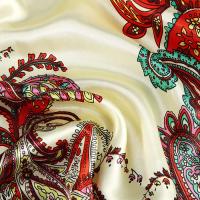 China 35 Inch Square Satin Silk Scarf Headband Boho Hair Bandana for Women Custom Size OEM for sale