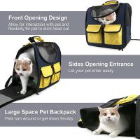 China Oxford Fabric Pet Carrier Backpack for Cats and Small Dogs Up to 22 Lbs Customizable for sale