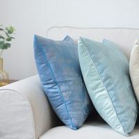 China Soft Satin Jacquard Throw Pillows / Indoor Outdoor Throw Pillows Wrinkle Resistant for sale
