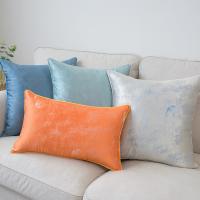 China Soft Satin Jacquard Throw Pillows / Indoor Outdoor Throw Pillows Wrinkle Resistant for sale