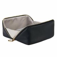 China PU Leather Large Capacity Cosmetic Bag Multipurpose Ladies Pencil Case for sale